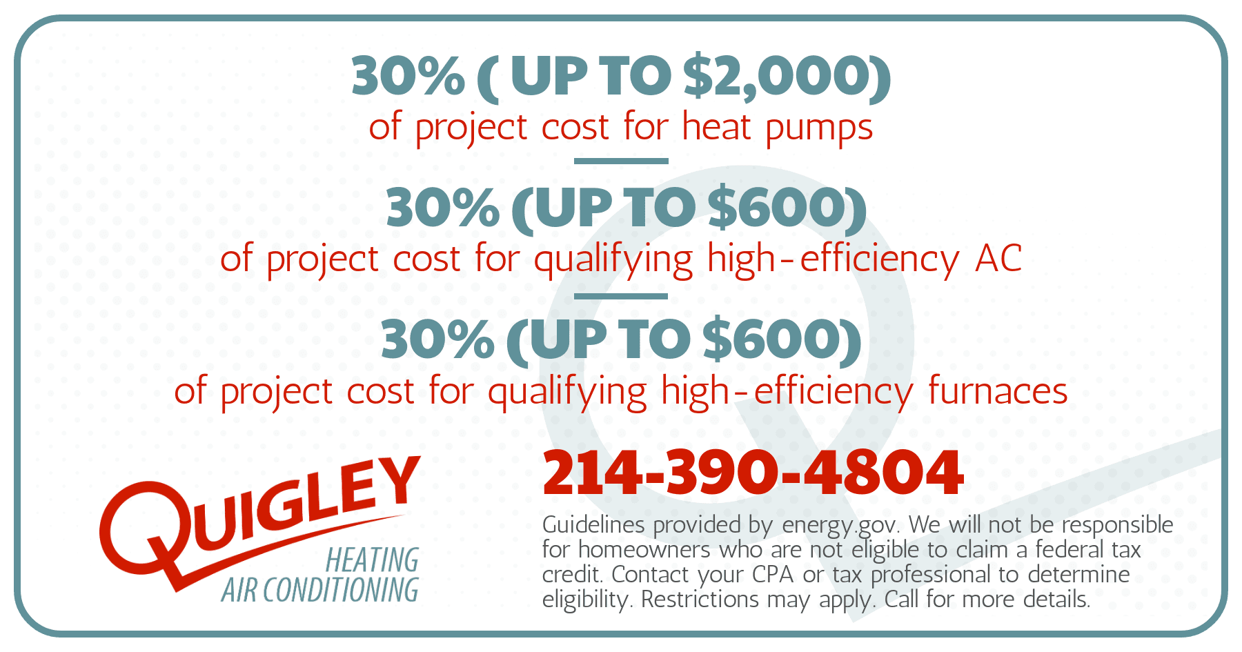 HVAC Specials & Coupons | Current Promotions | Dallas, TX